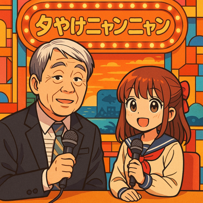 ついに「夕やけニャンニャン」に出演したぞ！ | オウマー日記／オウム真理教データベース